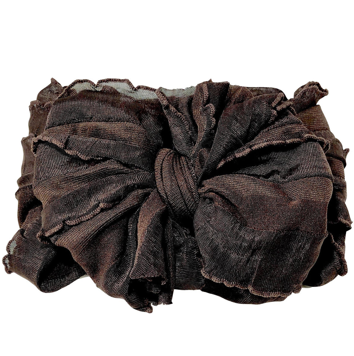 Ruffled Headband-Brown – Falcon Creek Boutique
